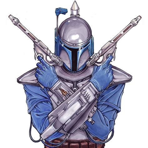 Jango Fett Sketch At Explore Collection Of Jango