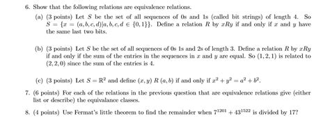 solved 1 4 points let a b c and m be integers with m