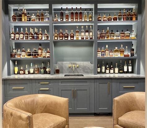 Cozy Home Bar With Bourbon Room Vibes