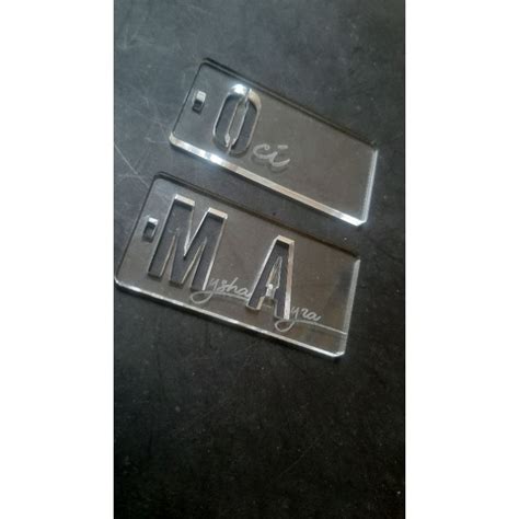 Jual Papan Nama Plat Akrilik Custom Shopee Indonesia