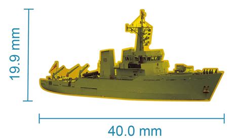 River Class Minesweeper Ship Royal Navy Lapel Pin Military