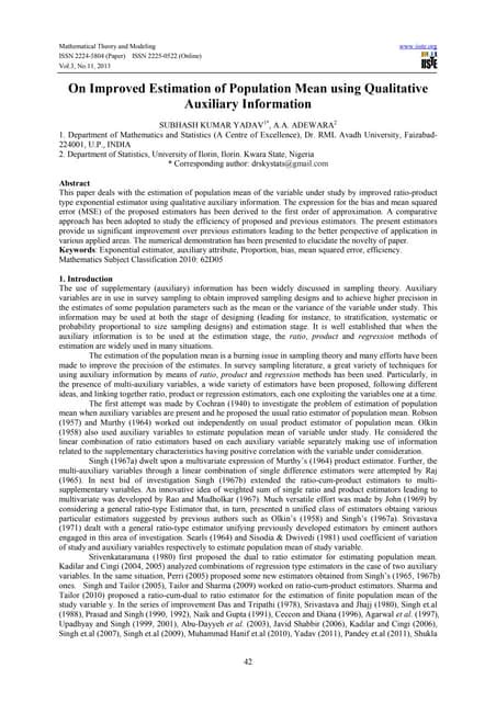 Calibration Approach For Parameter Estimationpptx