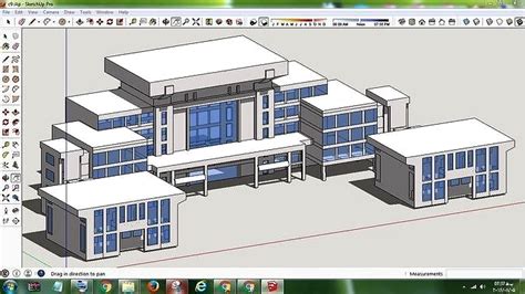 Sketchup Office Building C9 3d Model