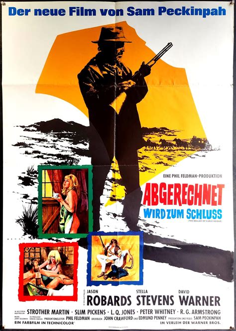 The Ballad Of Cable Hogue Original Vintage Movie Poster Of Sam