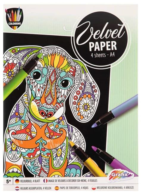 Velvet Paper A4 4 Sheets Eurocity