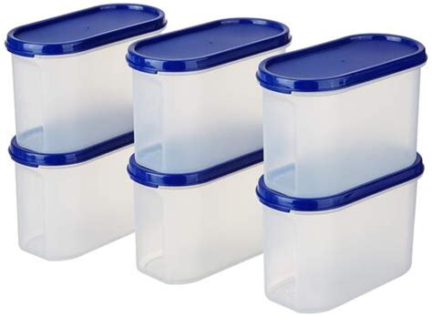 Lightweight Rectangular Leak Resistant Plastic Storage Containers For