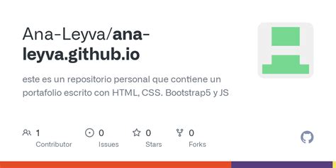 Github Ana Leyva Ana Leyva Github Io Este Es Un Repositorio Personal
