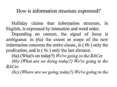 Lecture 6 Functional Sentence Perspective Fsp Plan
