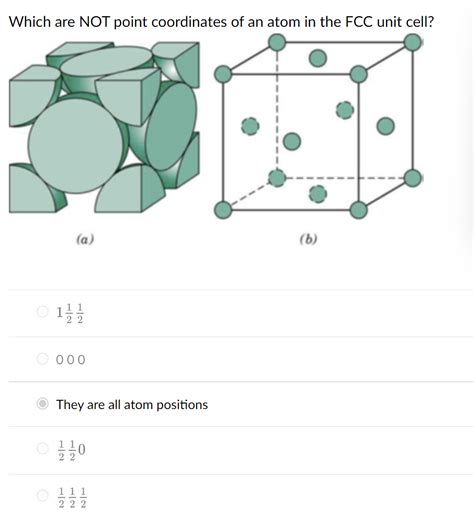 Face Centered Cubic Fcc Unit Cell Materials Science 52 Off