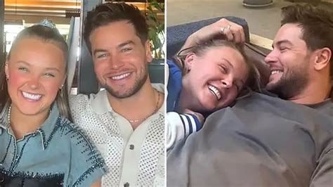 Jojo Siwa And Chris Hughes Pictured Kissing For First Time As They