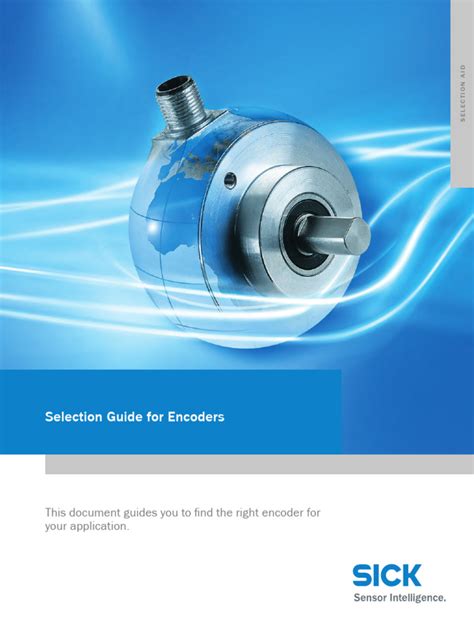 Selection Guide For Encoders Pdf