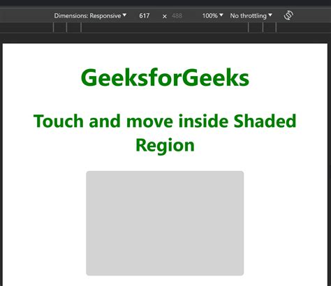 React Ontouchmove Event Geeksforgeeks