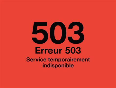 What Is Error 503 How Can I Correct It