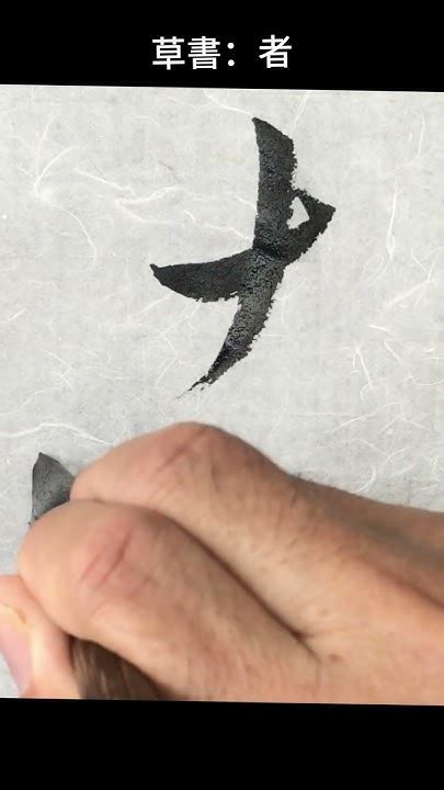 草书：者 Calligraphy Youtube