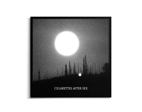 Cigarettes After Sex Poster Pistol Song Inspired Poster Indie Lover