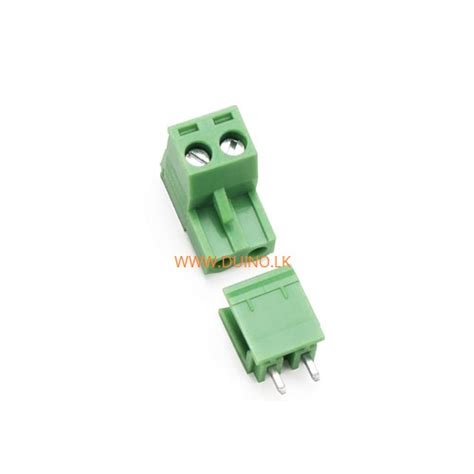 2pins Pluggable Screw Terminal Block Connector Straight 508mm Pitch
