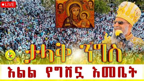 🛑live ️አሁን አሁን አማረ ️ንግስ ቀጥታ ከመንበረ ፓትርያርክ ቅድስተ ማርያም ገዳም ግንቦት 21 2016