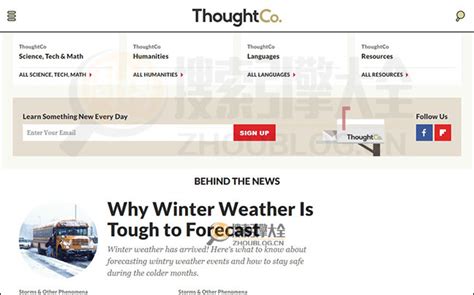 Thoughtco：美国参考网站最大的教育资源搜索引擎大全zhoublogcn