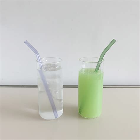 피클샵 마카 내열유리 빨대 4color 피클샵 Pickle Shop
