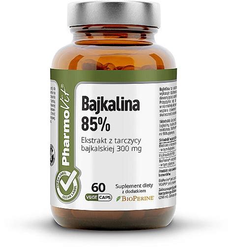 Пищевая добавка "Байкалин 85%" - Pharmovit Clean Label Bajkalina 85% ...