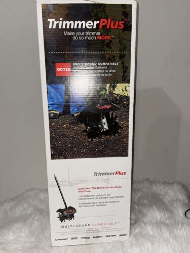 TrimmerPlus GC720 Garden Cultivator Attachment With Four Premium Tines NEW EBay