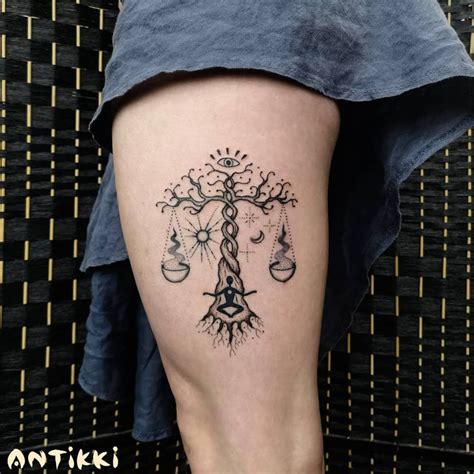 Libra Scale Tattoo