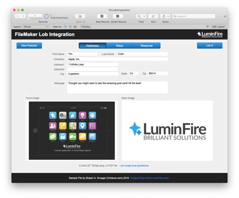 Filemaker Sample Files 3 Luminfire