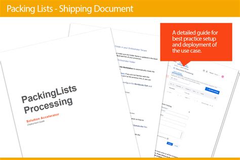 Packing Lists Shipping Document Rpa Component Uipath Marketplace Overview