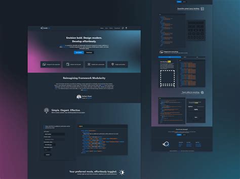 A Frontend Developement Frameworks Landing Page By Serban Elian Neghea