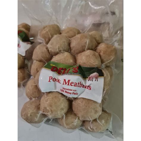 Jual Pork Meatball Baso Babi 500 Gram Shopee Indonesia
