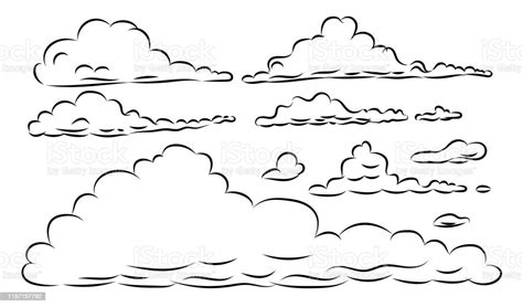 Sketsa Gambar Awan 51 Koleksi Gambar