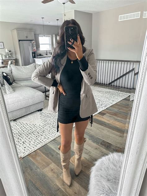 Plaid Blazer Outfit Blazer Outfits For Women Shacket Outfit Body