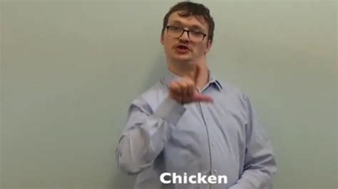 Chicken In Sign Language Video And Image Included
