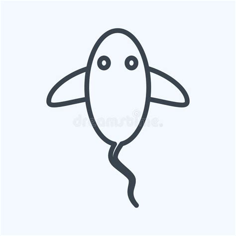 图标射线鱼 适合海洋符号 线型 简单设计可编辑 设计模板矢量图 简单符号插图 库存例证 插画 包括有 鲨鱼 符号 252394683