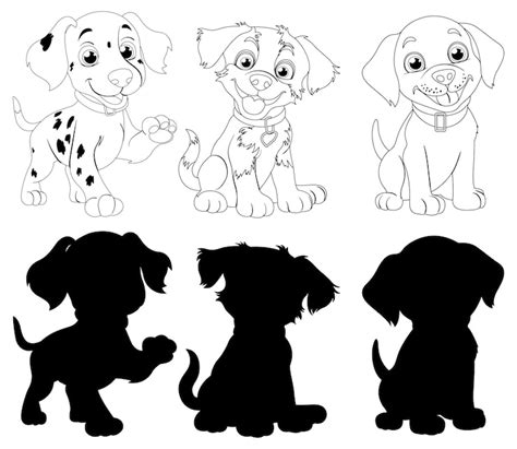 강아지 그림 이미지 Freepik에서 무료 다운로드