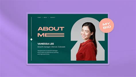 Short Bio Examples For Presentation At Gabriel Burnell Blog