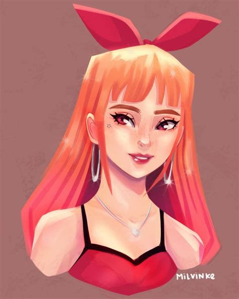 The Powerpuff Girls Blossom Art