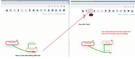 Mindmap Should Not Paste Node Above Another Node In The Same Xy