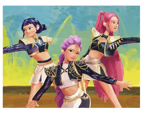Artstation Kpop Demon Hunters Fanart