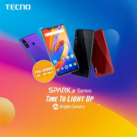 Pre Order Is Open For The New TECNO Spark Phones Nigeria