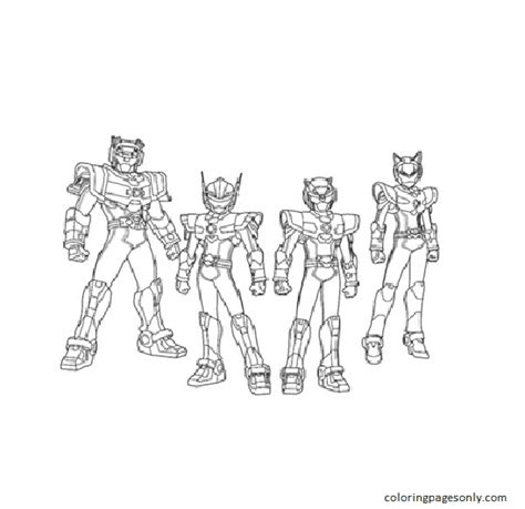 Miniforce Coloring Pages Printable For Free Download