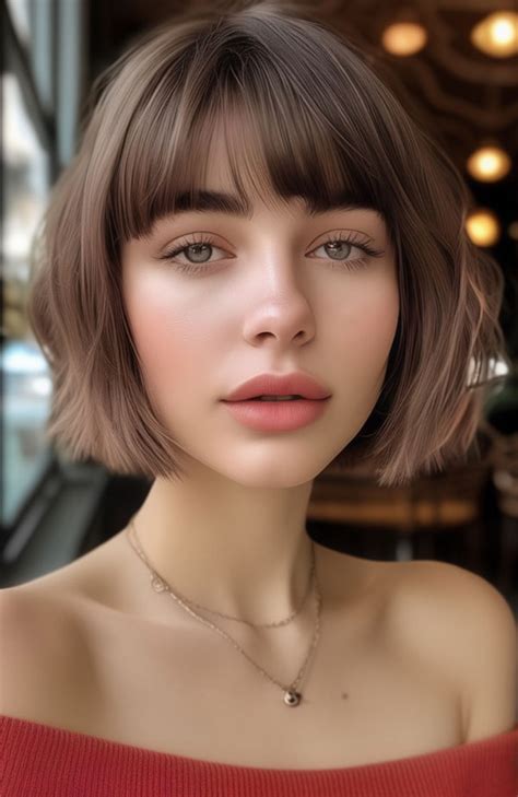 35 French Bob Haircuts Classic French Bob With Blunt Bangs