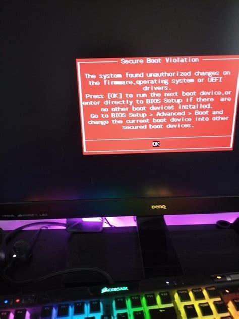 Secure Boot Violation Plz Help R Pcmasterrace