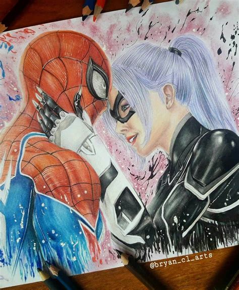 10 Pieces Of Spider Manblack Cat Fan Art We Adore