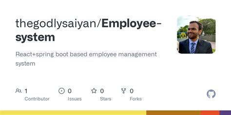GitHub Thegodlysaiyan Employee System React Spring Boot Based