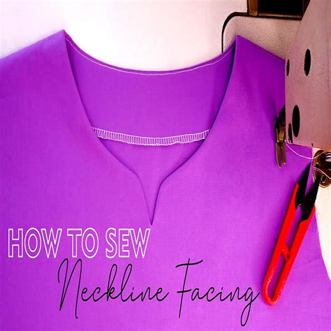 Mylene Quitzon How To Sew Neckline Facing Neck Sewing Techniques Tutorial For Beginners