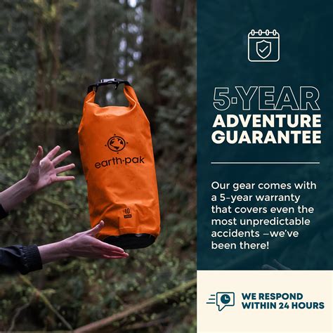 Earth Pak Waterproof Dry Bag Roll Top Waterproof Backpack Sack Keeps