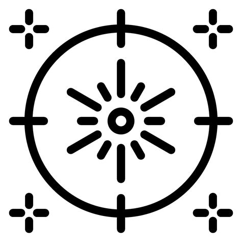 Target Line Icon 45921540 Vector Art At Vecteezy