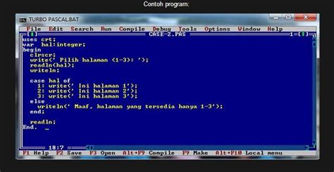 Detail Contoh Program Pascal Sederhana Koleksi Nomer 35