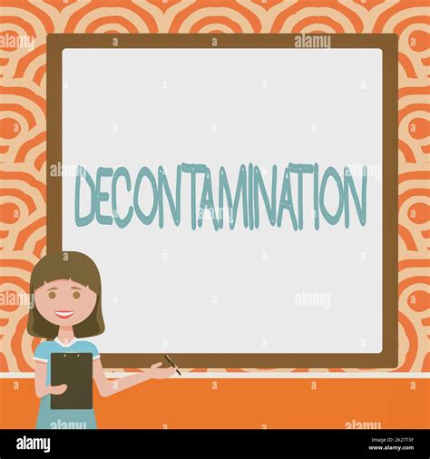 Conceptual Display Decontamination Business Approach Neutralizing